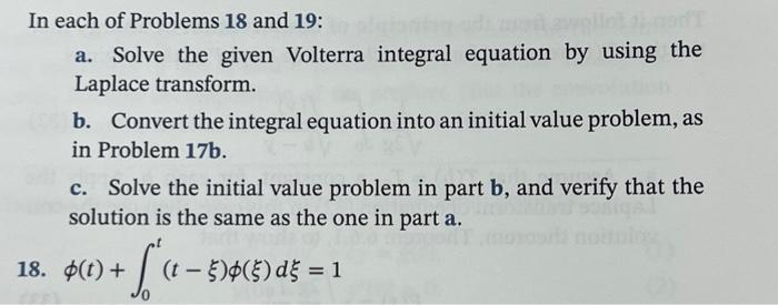 Solved In each of Problems 18 and 19: a. Solve the given | Chegg.com