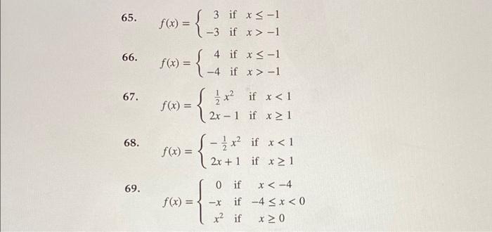 Solved In Exercises 53-58, evaluate each piecewise function | Chegg.com