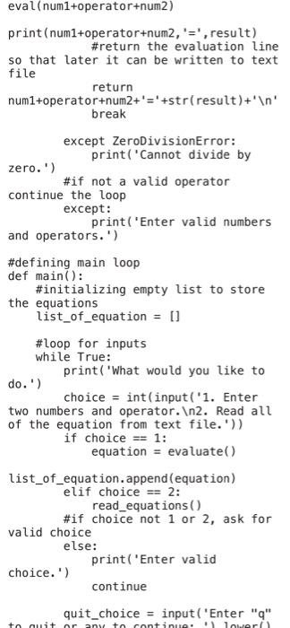 Solved #defining function for reading file def | Chegg.com