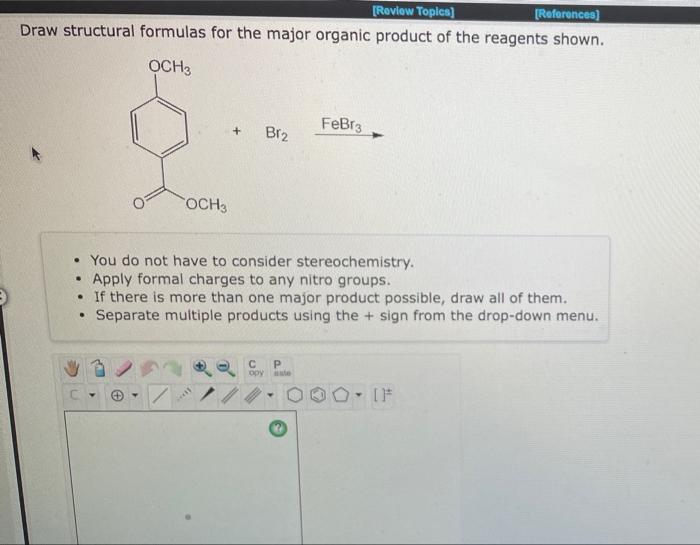 Solved [Review Toples] [References) Draw structural formulas | Chegg.com