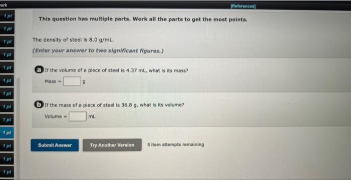 Solved This question has multiple parts. Work all the parts | Chegg.com
