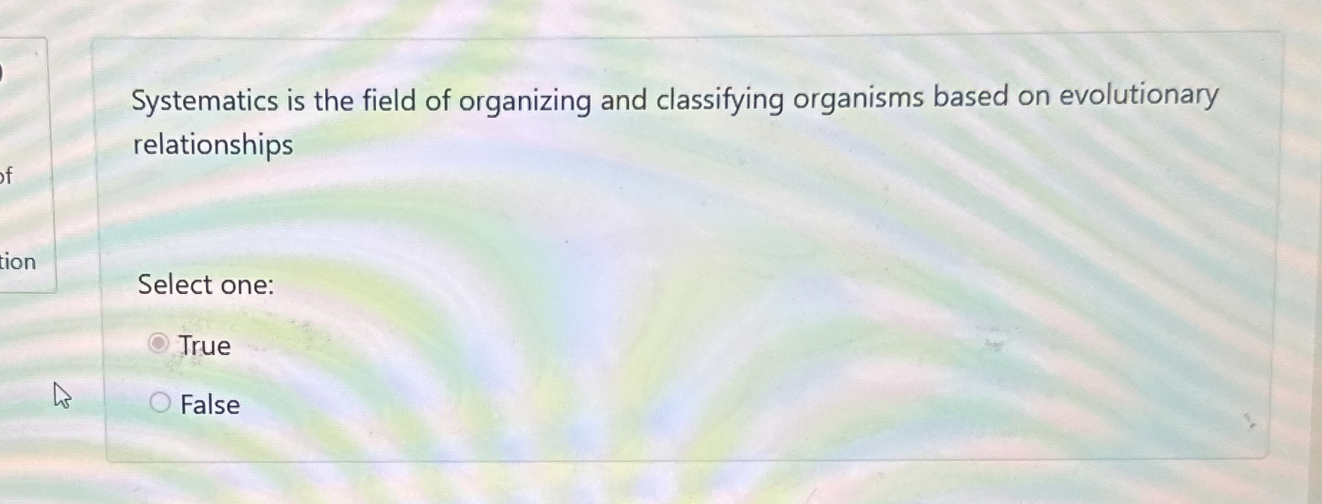 Solved Systematics is the field of organizing and | Chegg.com