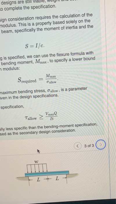 Solved 1 of 6 Revi Determine the minimum allowable diameter | Chegg.com