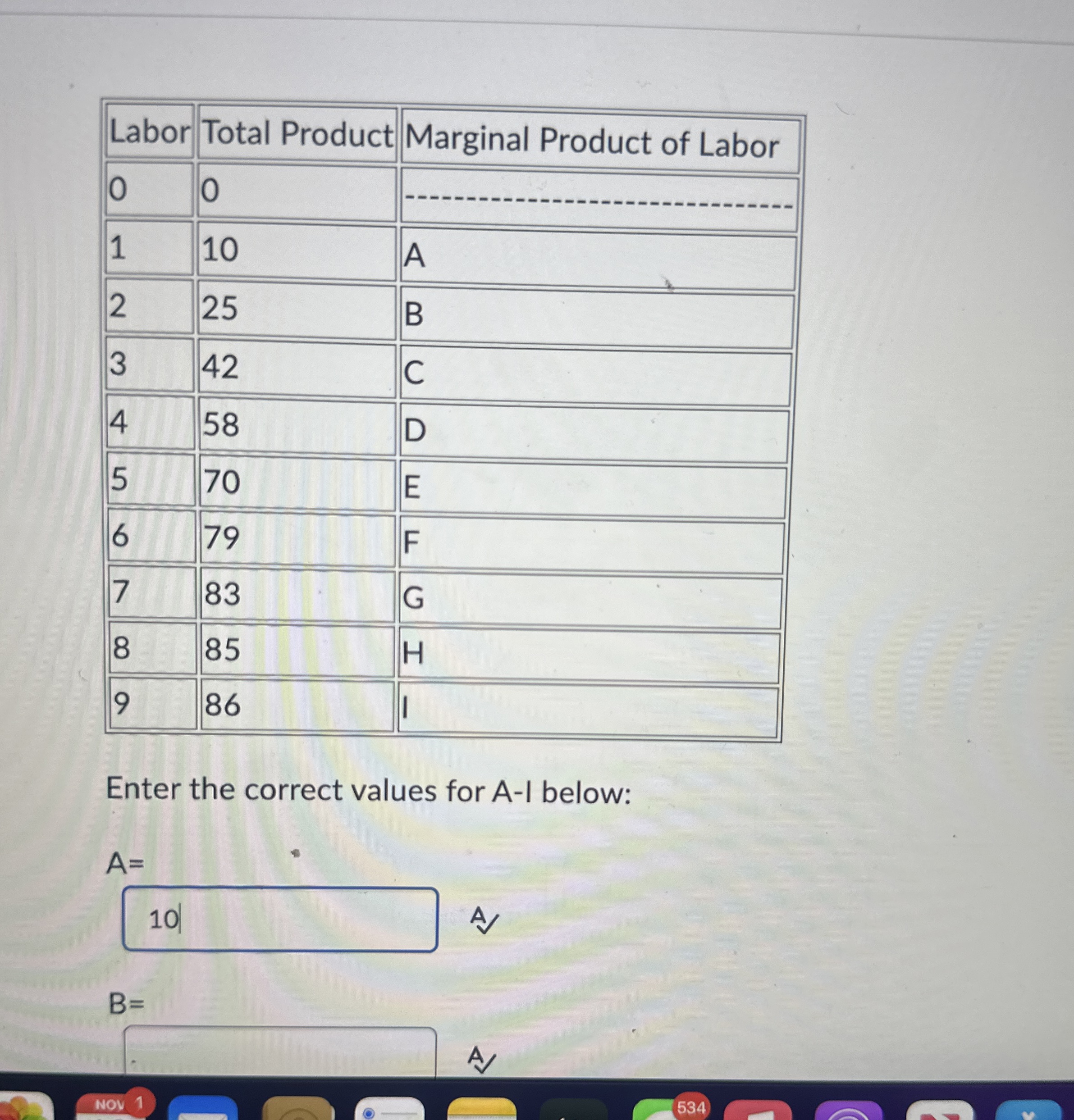 Solved by an EXPERT \table[[Labor,Total Product,Marginal Product of | Chegg.com