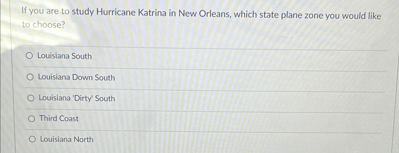 Solved If you are to study Hurricane Katrina in New Orleans, | Chegg.com