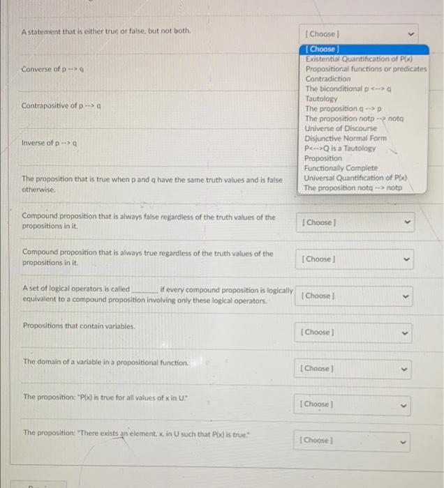 Solved A statement that is either true or false, but not | Chegg.com