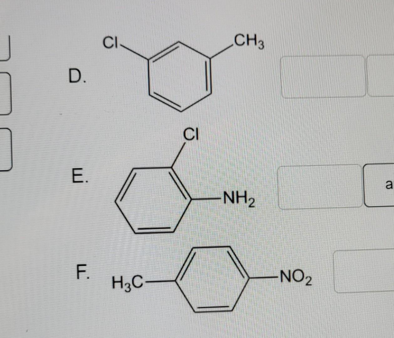 Solved A. HO CH2CH3 Br B. OH CI 오 C. 0- dichloro CI CI CH3 | Chegg.com