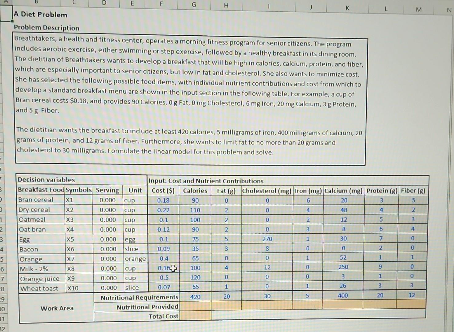 Solved Breathtakers, a health and fitness center, operates a | Chegg.com