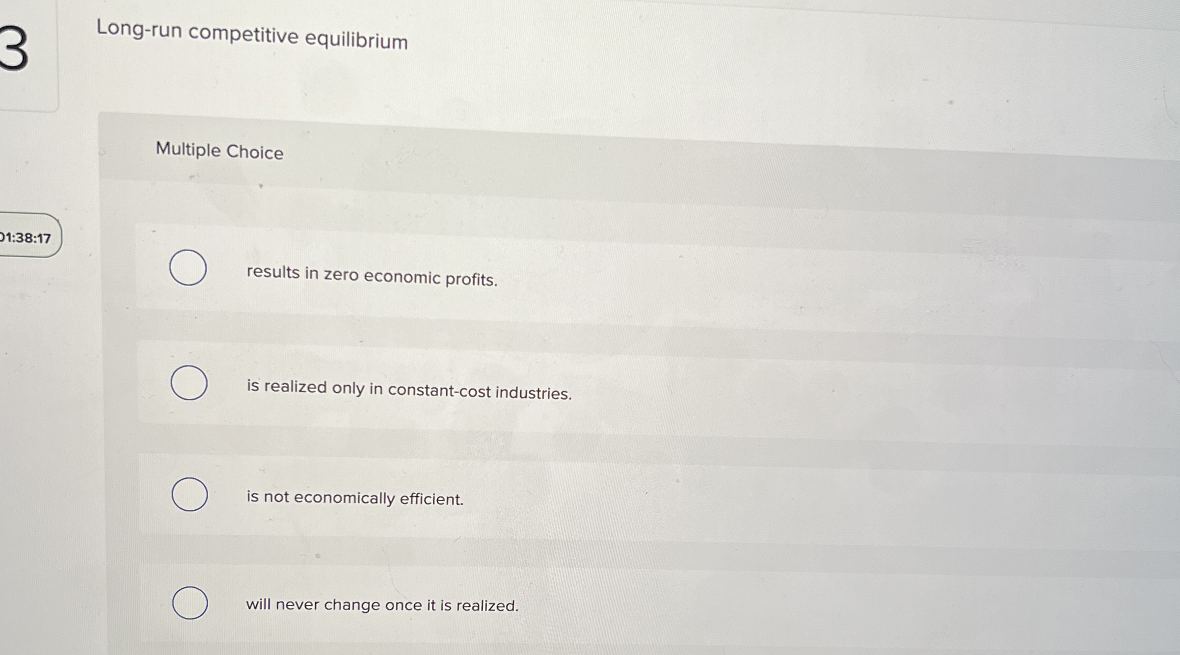 Solved Long-run competitive equilibriumMultiple | Chegg.com