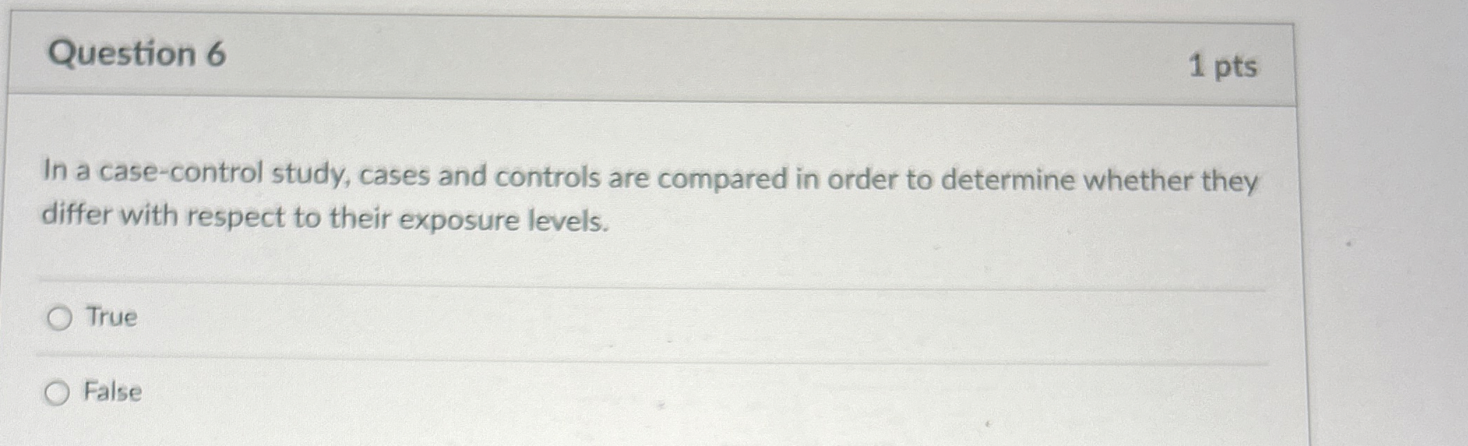 Solved Question 61 ﻿ptsIn a case-control study, cases and | Chegg.com