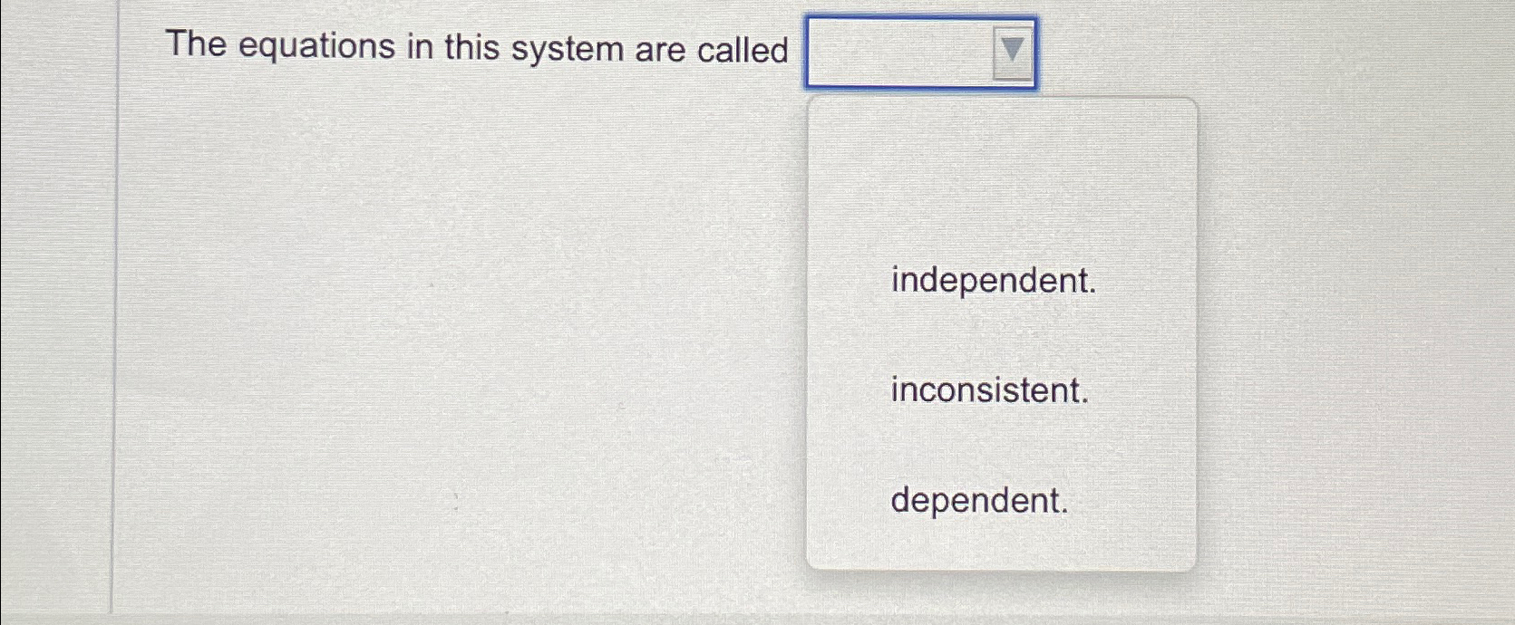 Solved The equations in this system are | Chegg.com