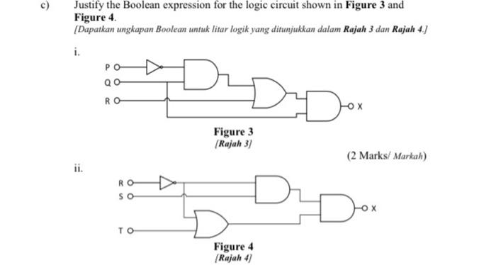 Solved Justify the Boolean expression for the logic circuit | Chegg.com
