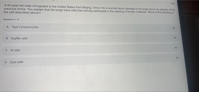 Solved A PhD student received an unidentified tissue sample | Chegg.com