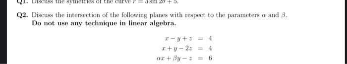 Solved i have great difficulty finding intersections.Please | Chegg.com