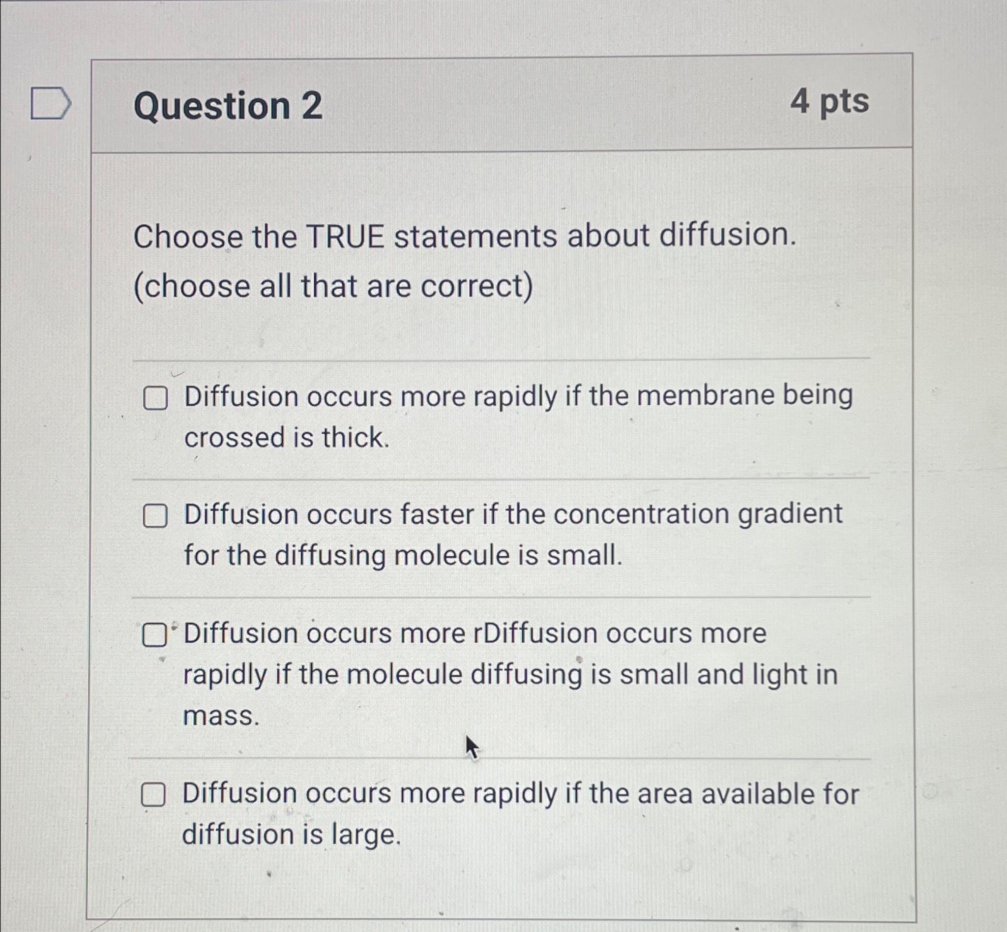 Solved Question 24 ﻿ptsChoose the TRUE statements about | Chegg.com