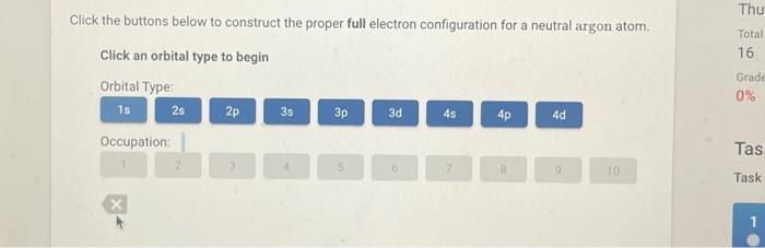 Solved Click the buttons below to construct the proper full | Chegg.com