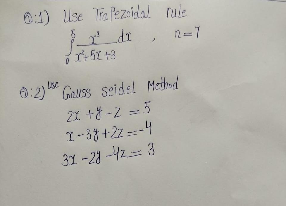 Solved (0:1) ﻿Use Trapezoidal | Chegg.com