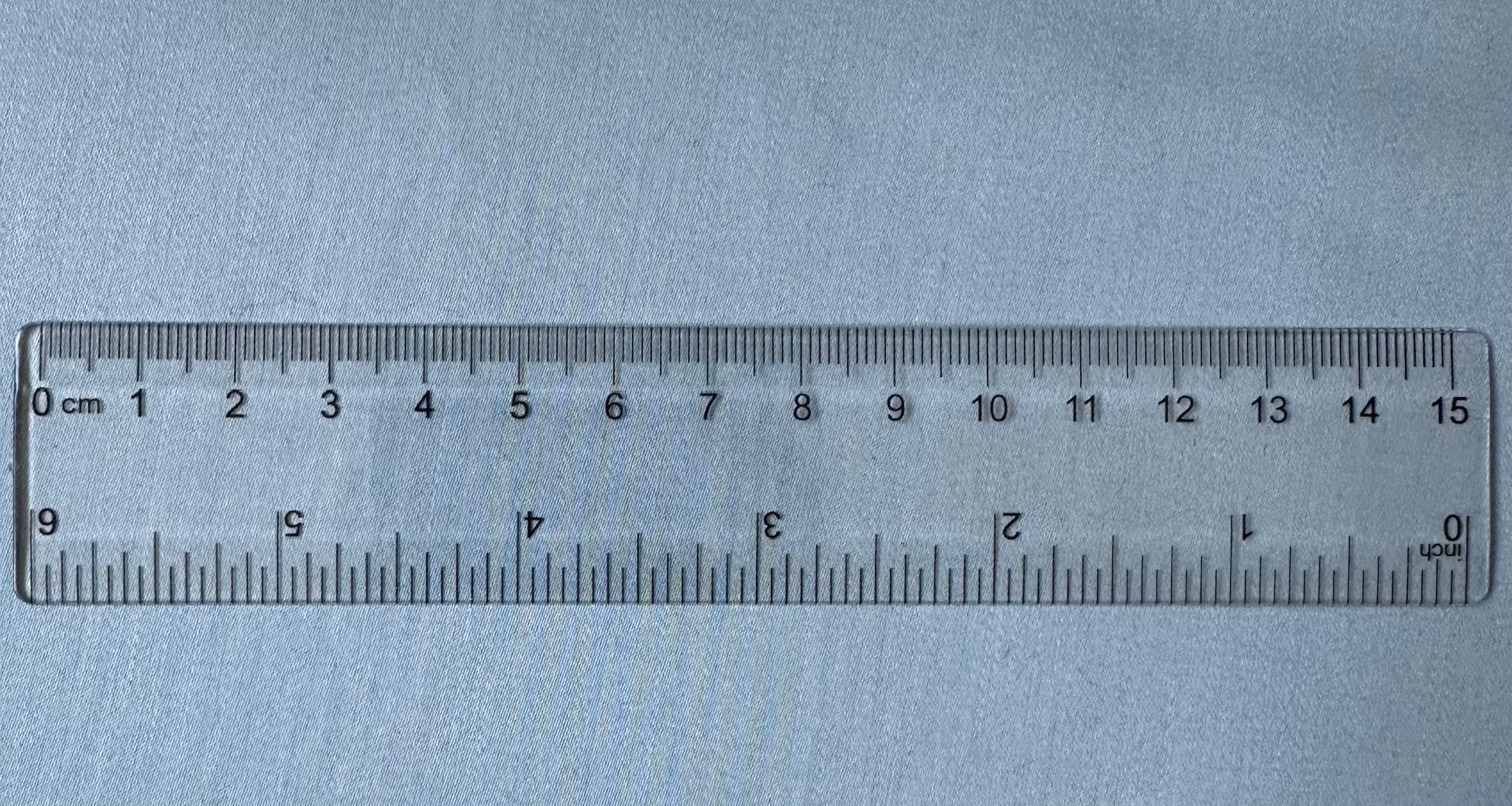 Solved 1.The lenght between each graduation on the ruler at | Chegg.com