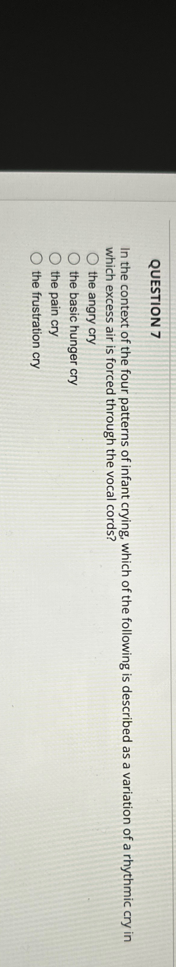 Solved QUESTION 7In the context of the four patterns of | Chegg.com