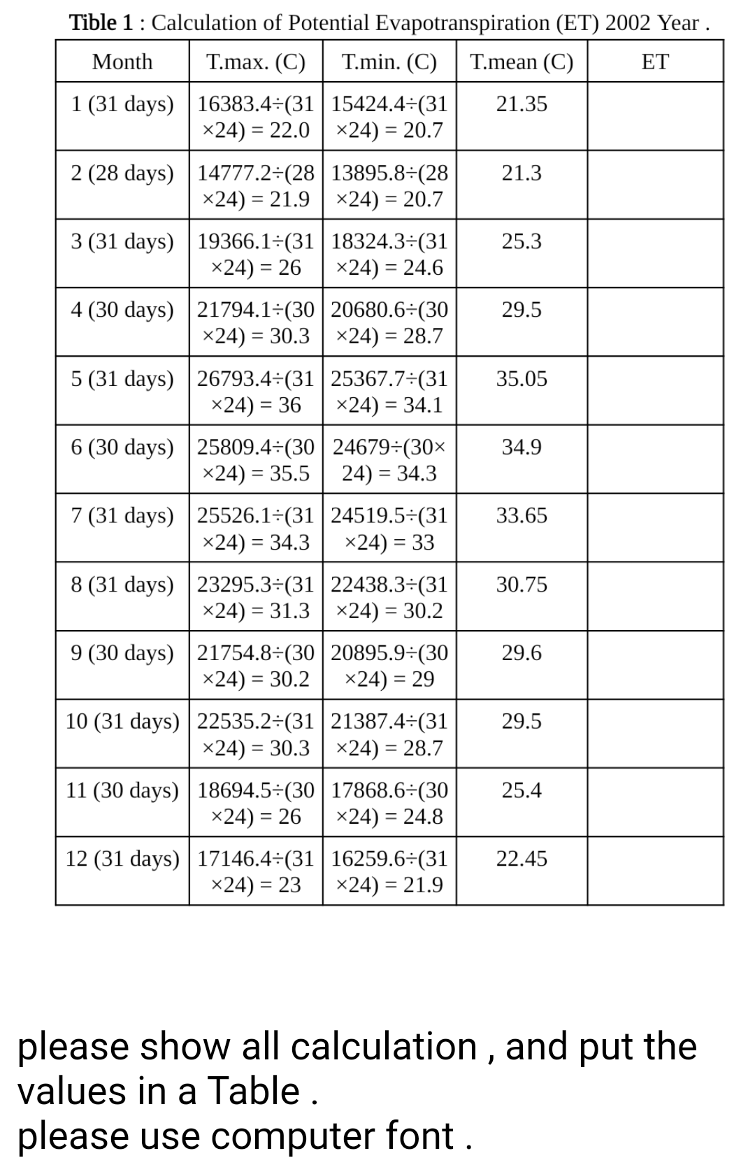 Solved 60° 41 31 MEAN DAILY PERCENTAGE (p) OF ANNUAL DAYTIME | Chegg.com