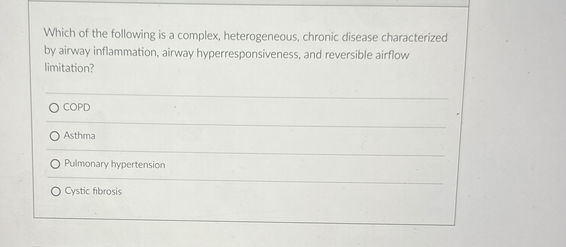 Solved Which of the following is a complex, heterogeneous, | Chegg.com