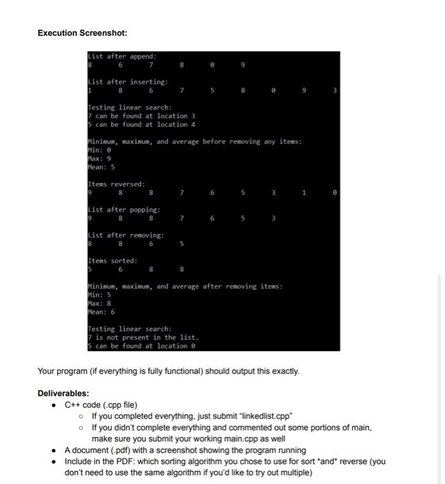 Solved CSE 1384 - Linked Lists Lab 8 Objectives: - Continue | Chegg.com