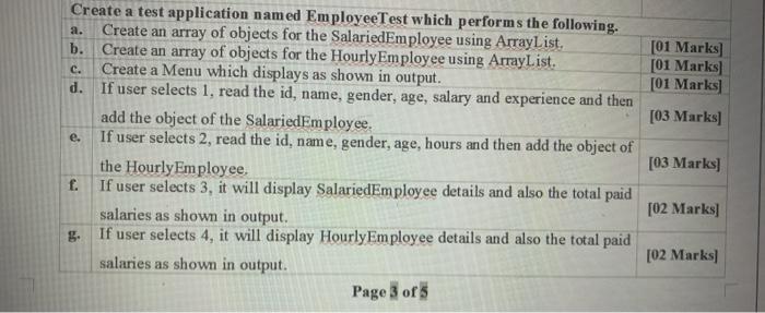 Solved 1 Write Java Application As Per Class Diagram And 6718