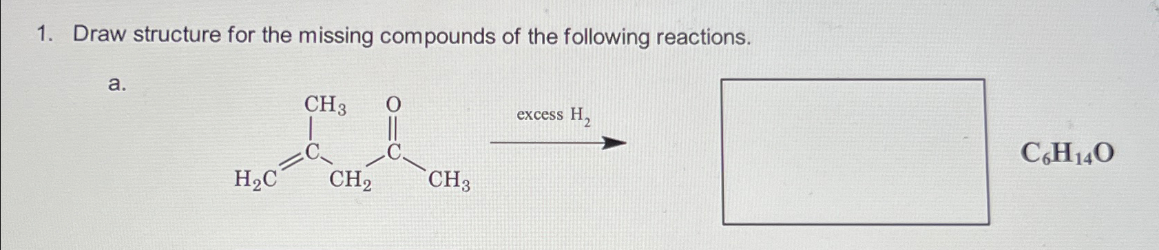 Solved Draw structure for the missing compounds of the | Chegg.com