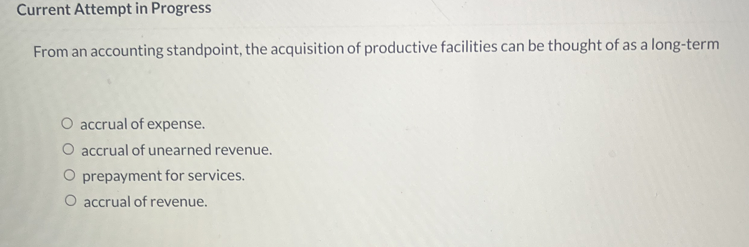 Solved Current Attempt in ProgressFrom an accounting | Chegg.com