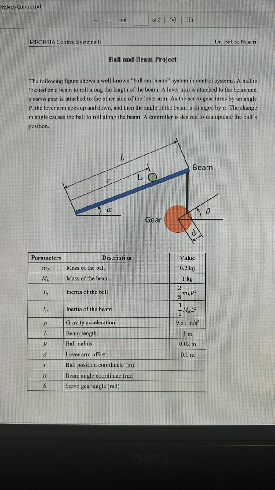The linearized dynamics of the system in state-space | Chegg.com
