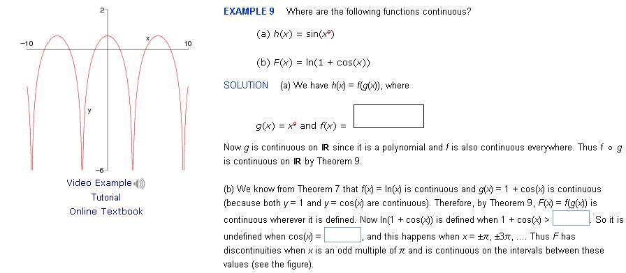 Solved Where Are The Following Functions Continuous H X