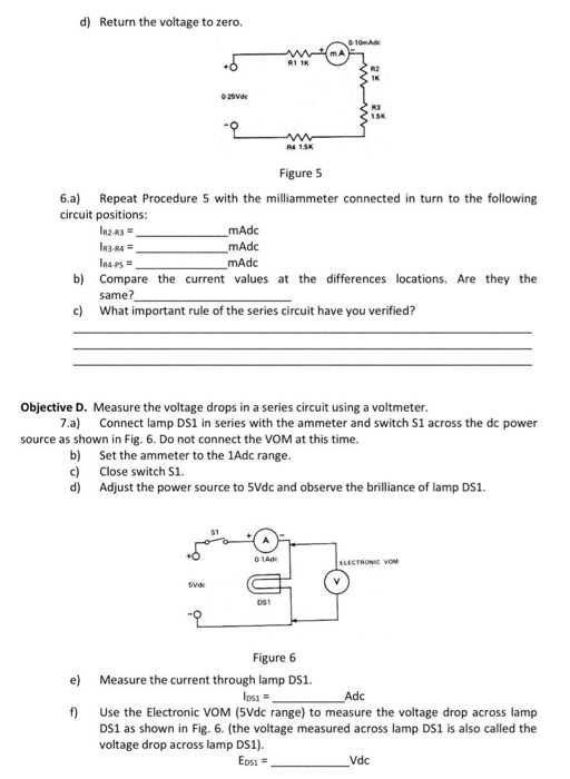 Solved SERIES RESISTIVE CIRCUITS Laboratory Exercise No. | Chegg.com