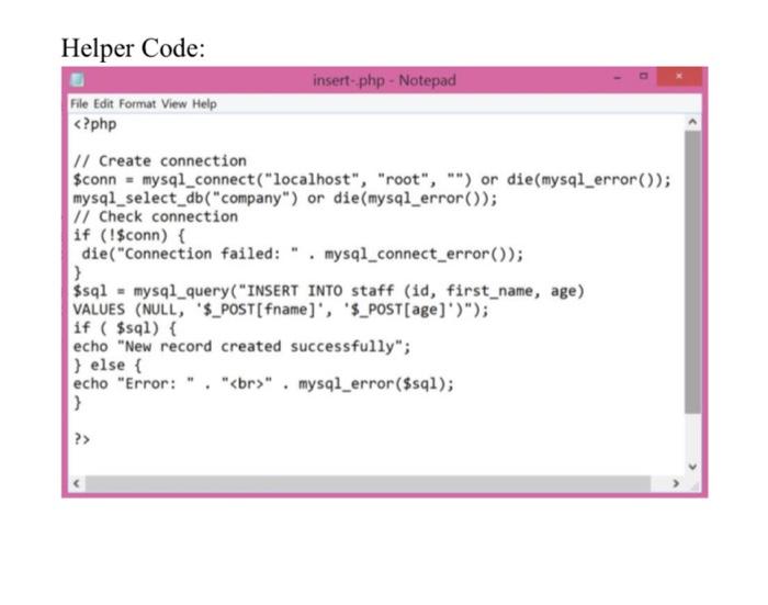 Solved QI: Create a database with name "company", this | Chegg.com