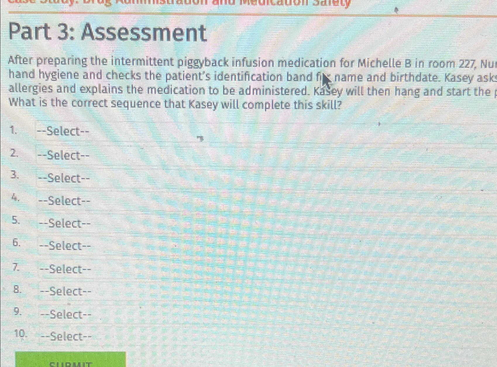 Solved Part 3: AssessmentAfter preparing the intermittent | Chegg.com