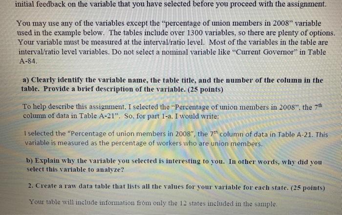 Solved The equal interval frequency table for my variable, | Chegg.com