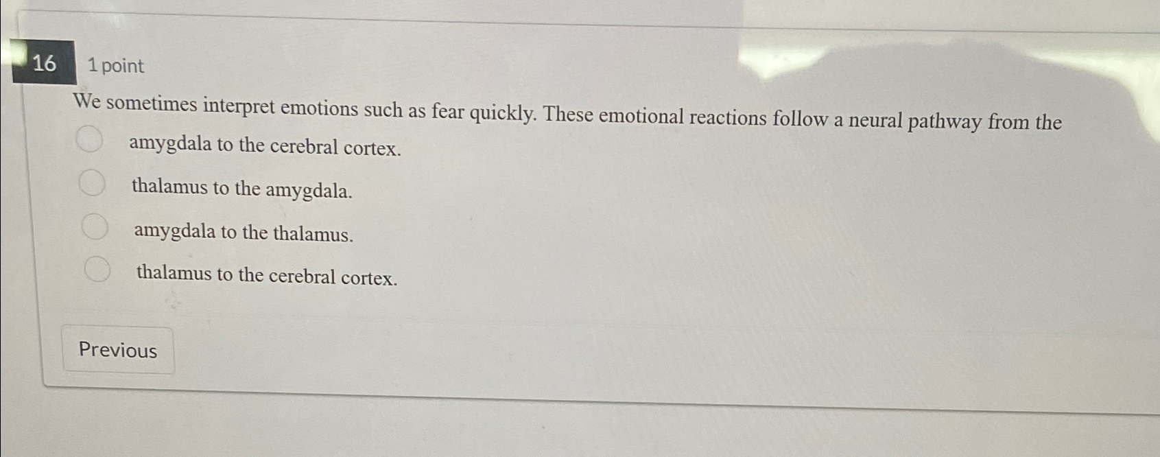 Solved 161 pointWe sometimes interpret emotions such as | Chegg.com Solved 161 pointWe sometimes interpret emotions such as | Chegg.com