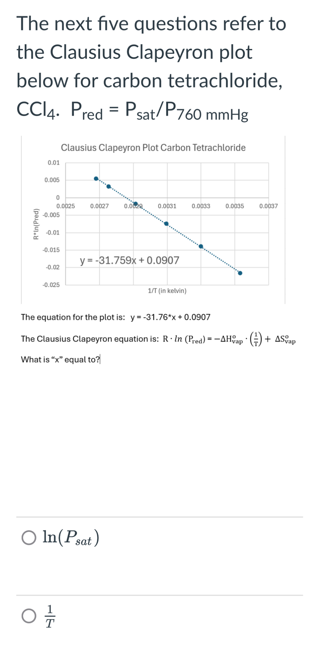 Solved The next three questions refer to the Clausius | Chegg.com