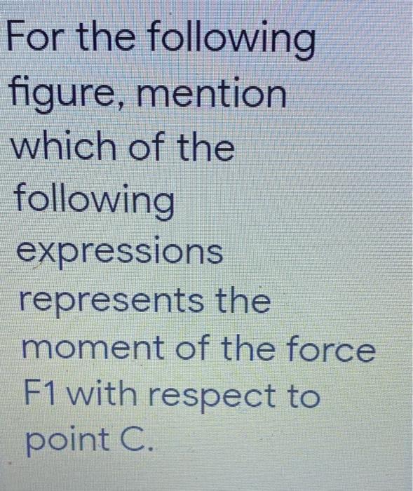 Solved For the following figure, mention which of the | Chegg.com