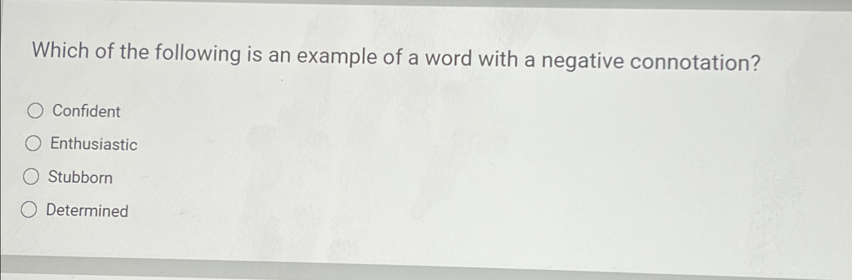 Solved Which of the following is an example of a word with a | Chegg.com