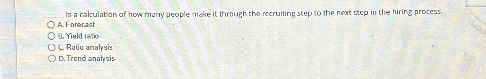 Solved is a calculation of how many people make it through | Chegg.com