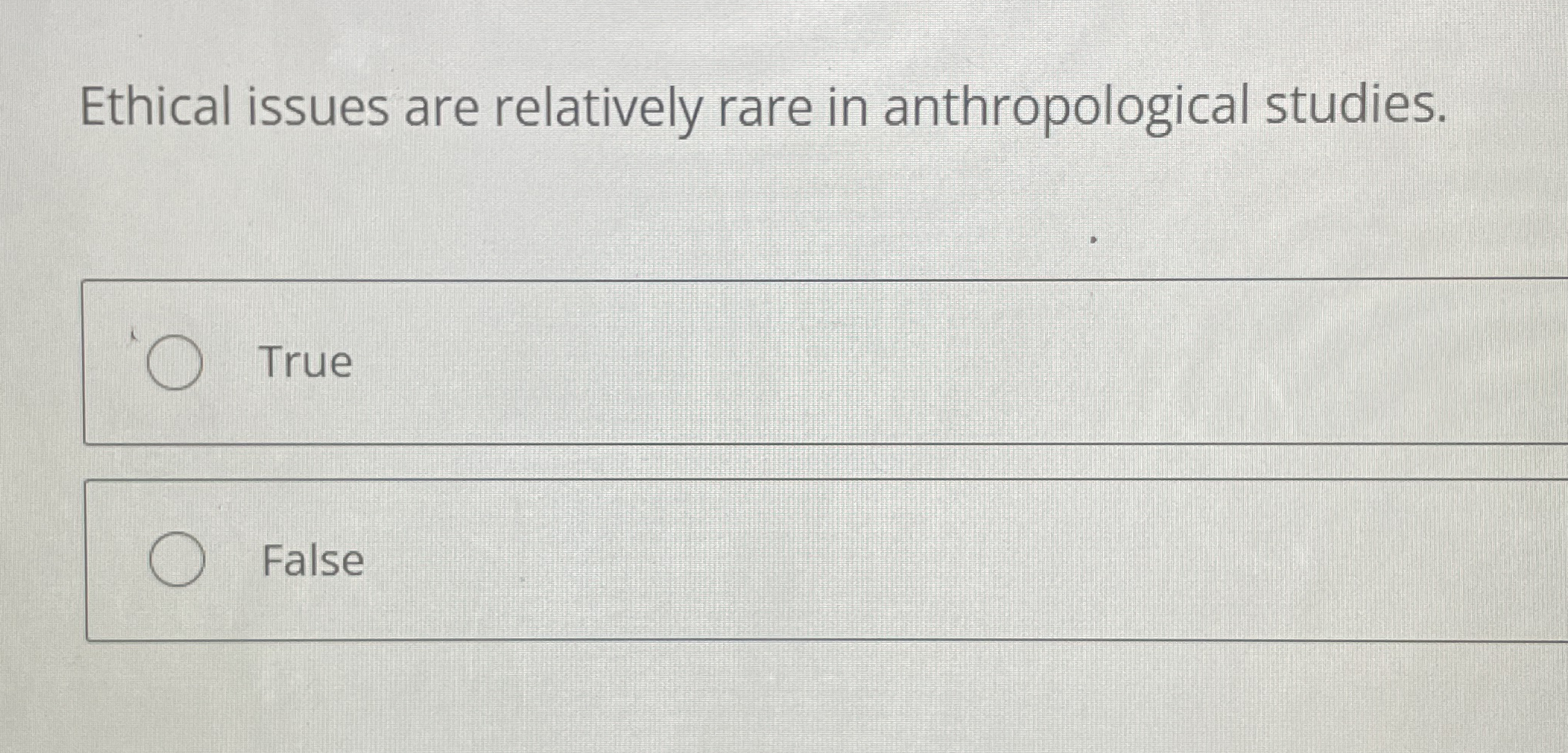 Solved Ethical issues are relatively rare in anthropological | Chegg.com