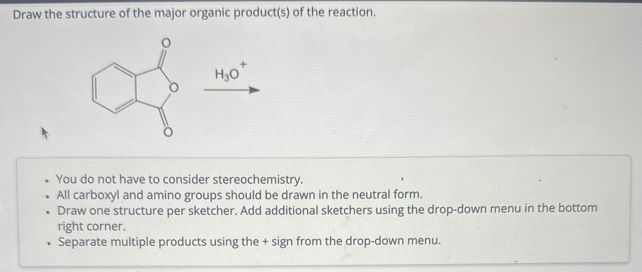 Solved Draw the structure of the major organic product(s) | Chegg.com