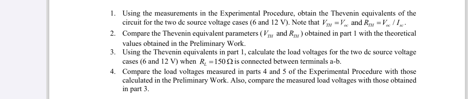 Using the measurements in the Experimental Procedure, | Chegg.com