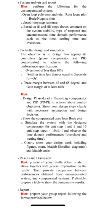 Reference input Input potentiometer — Output | Chegg.com