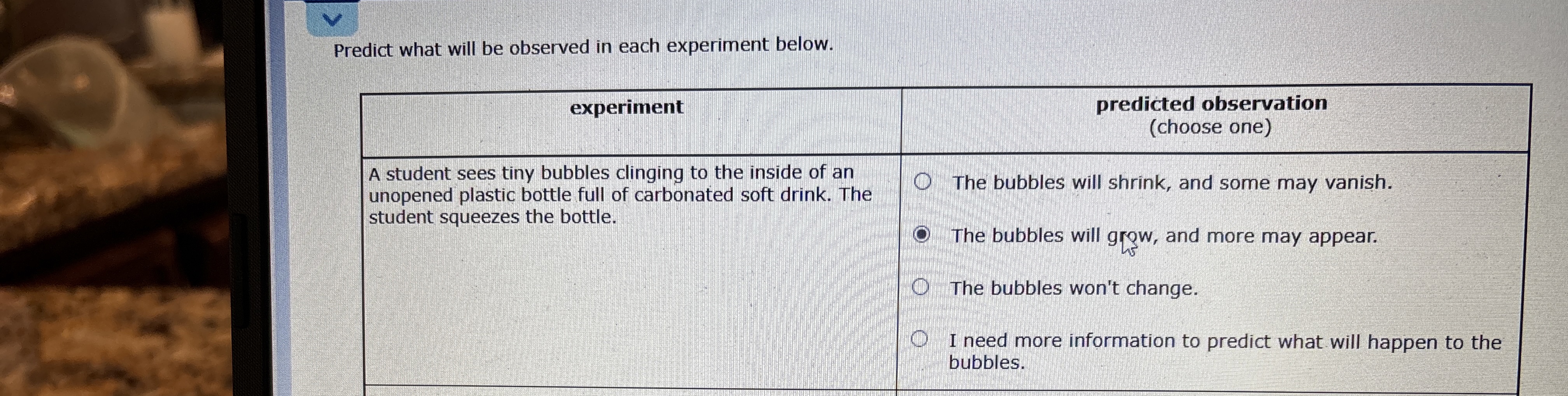 Solved Predict what will be observed in each experiment | Chegg.com