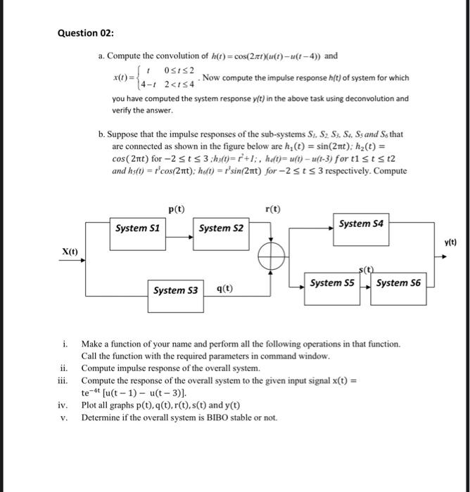 Solved Kindly Solve This Question On Matlab And Send The