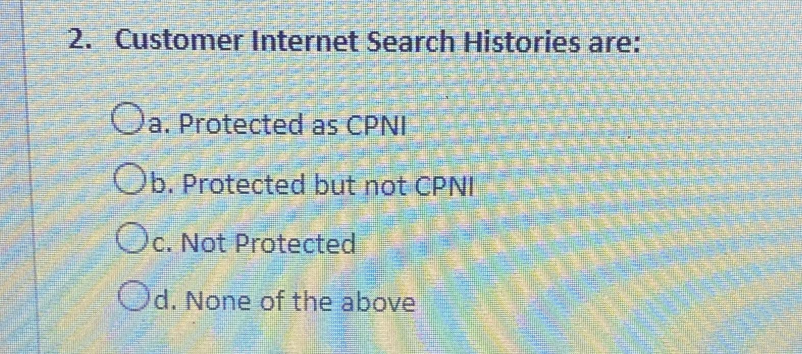 Solved Customer Internet Search Histories are:a. ﻿Protected | Chegg.com