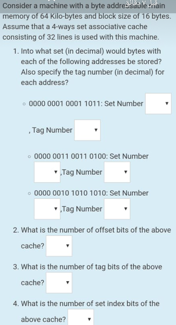 Solved Consider a machine with a byte addressable chain | Chegg.com