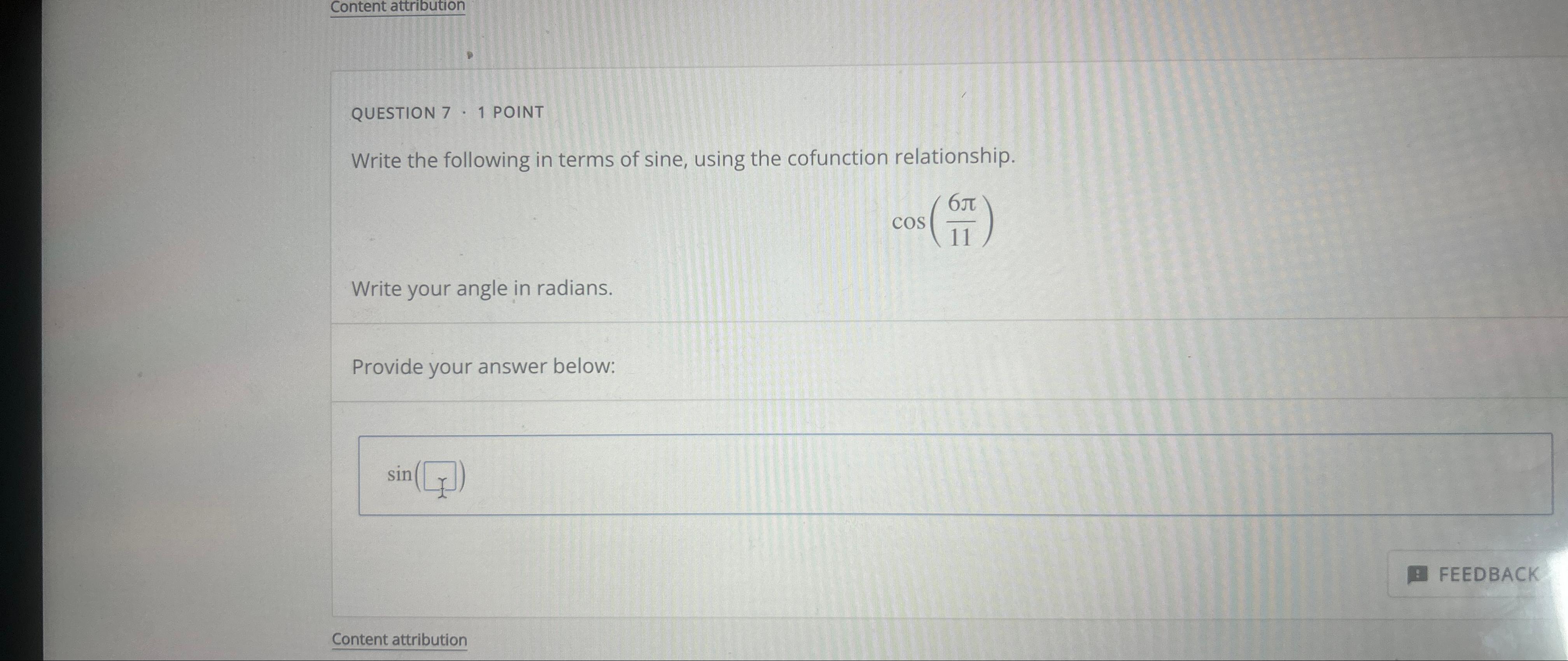 Solved QUESTION 7 - 1 ﻿POINTWrite the following in terms of | Chegg.com