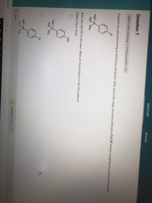 Solved QUESTION REVIEW Question 7 Status: Tries remaining: | Chegg.com Solved QUESTION REVIEW Question 7 Status: Tries remaining: | Chegg.com